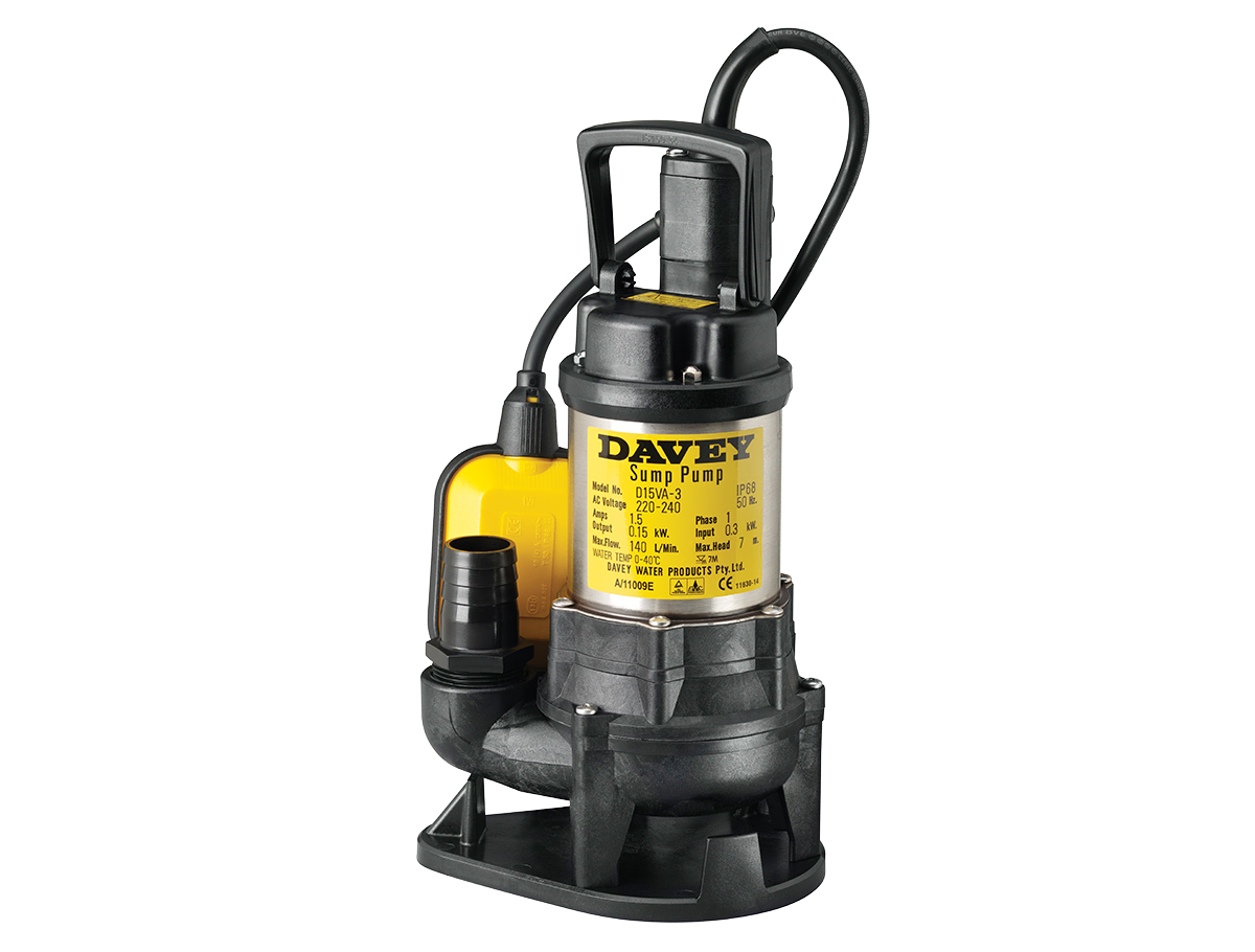 Davey D15VA Sump Pump | Active Water Solutions